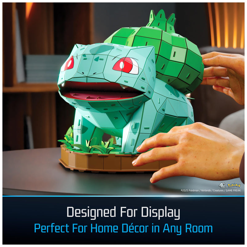 4D Build, Pokémon Bulbasaur 3D Model Kit, Pokémon Figure, Kanto First ...
