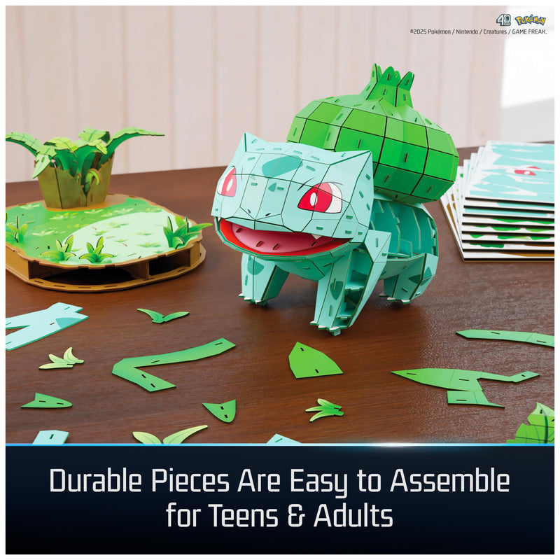 4D Build, Pokémon Bulbasaur 3D Model Kit, Pokémon Figure, Kanto First ...