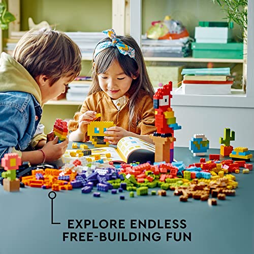 LEGO Classic Lots of Bricks Construction Toy Set 11030, Build a Smiley ...