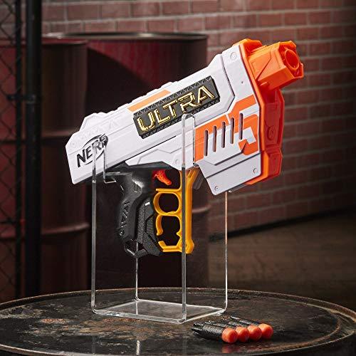 NERF Ultra Five Blaster 4-Dart Internal Clip, 4 Ultra Darts, Dart Stor ...