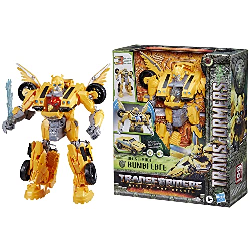 Transformers Toys Rise of The Beasts Movie, Beast-Mode Bumblebee Conve ...